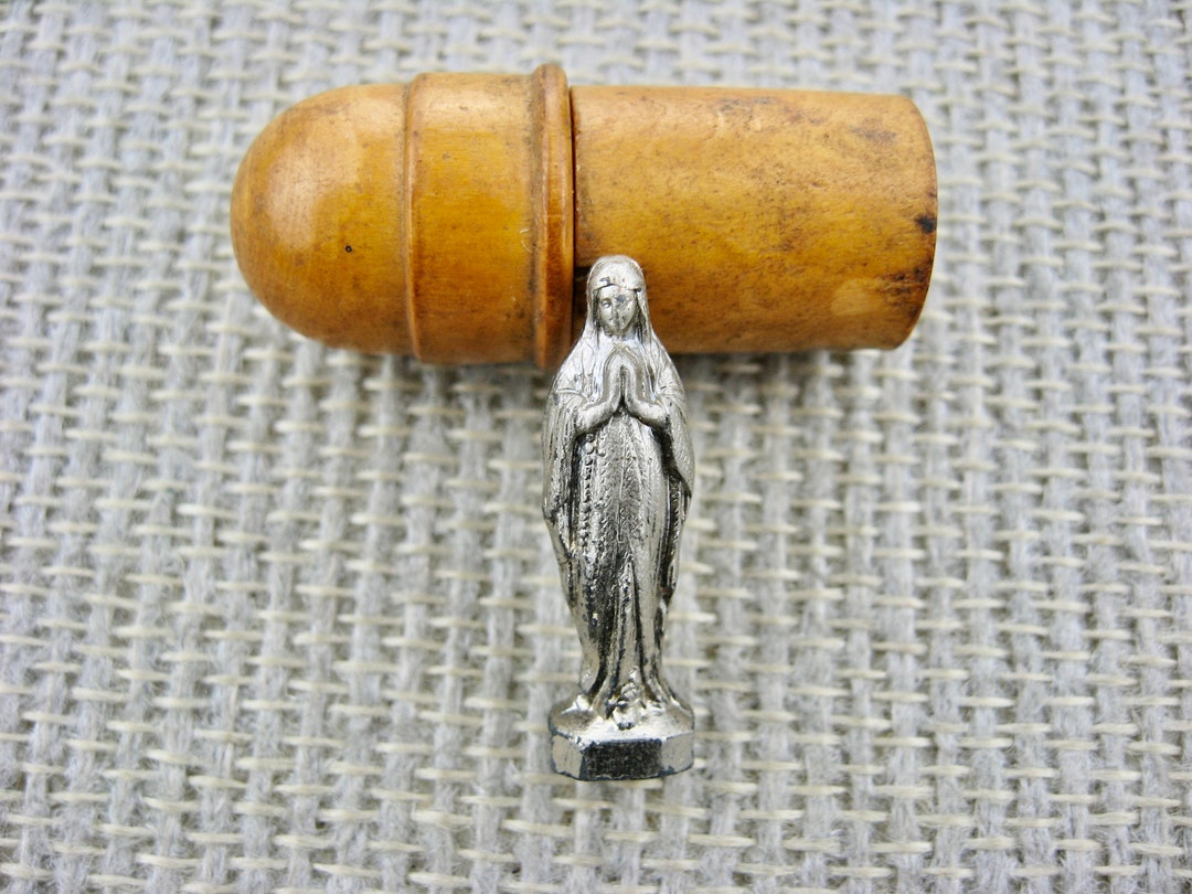 Blessed Virgin Mary Pocket Shrine With Case - Etsy