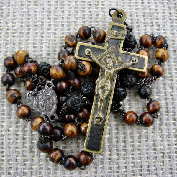 Antique Bone Rosary - Etsy