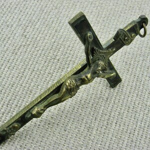 Antique Inlaid Crucifix With Skull and Crossbones - Etsy