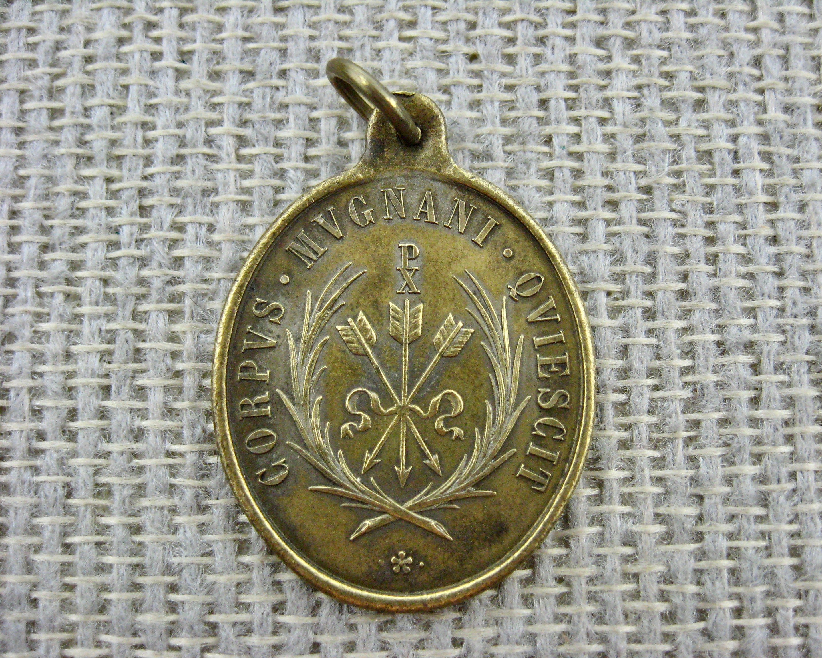 Antique Saint Philomena Medal - Etsy
