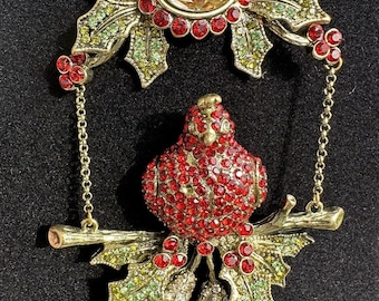 Heidi Daus Bird Pin - Etsy