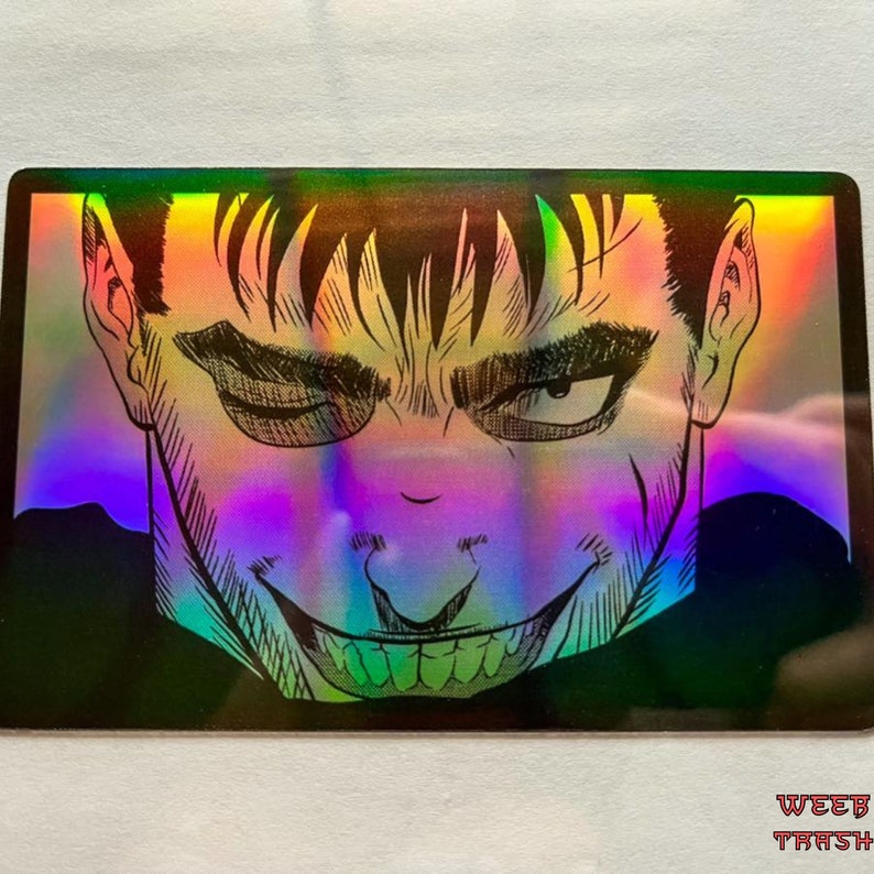 LIMITED Holographic Guts Manga Sticker Berserk - Etsy