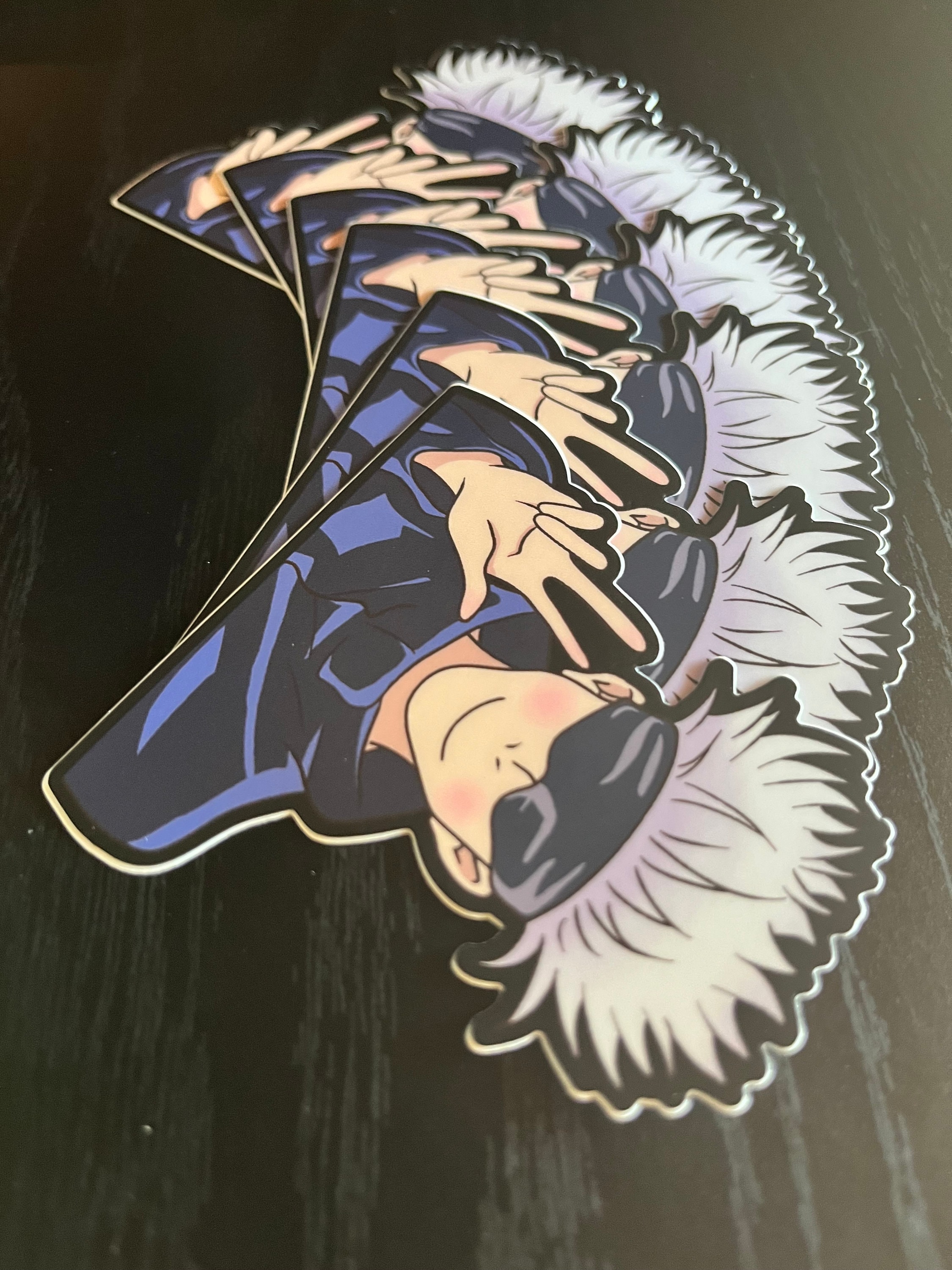 Gojo Vinyl Peeker Sticker - Etsy