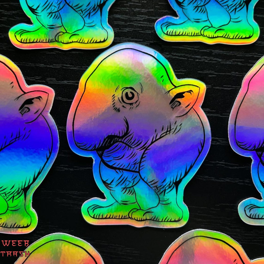 Holographic Nose Boi Sticker Berserk Manga Sticker - Etsy