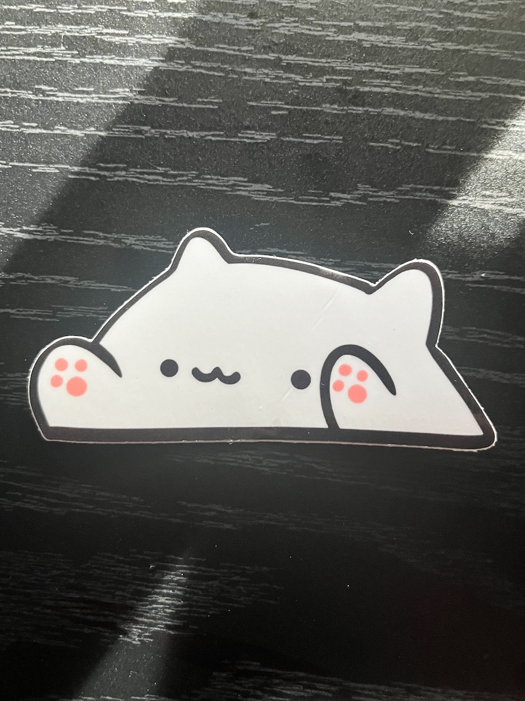 Bongo Cat Vinyl Sticker - Etsy
