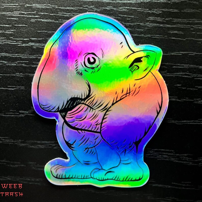 Holographic Nose Boi Sticker Berserk Manga Sticker - Etsy