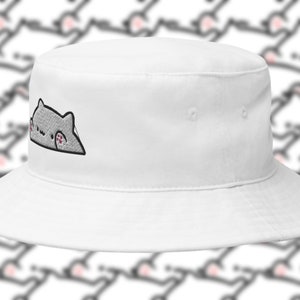 Bongo Cat Bucket Hat | Meme Cat Bucket Hat | Meme Bucket Hat | Cat ...