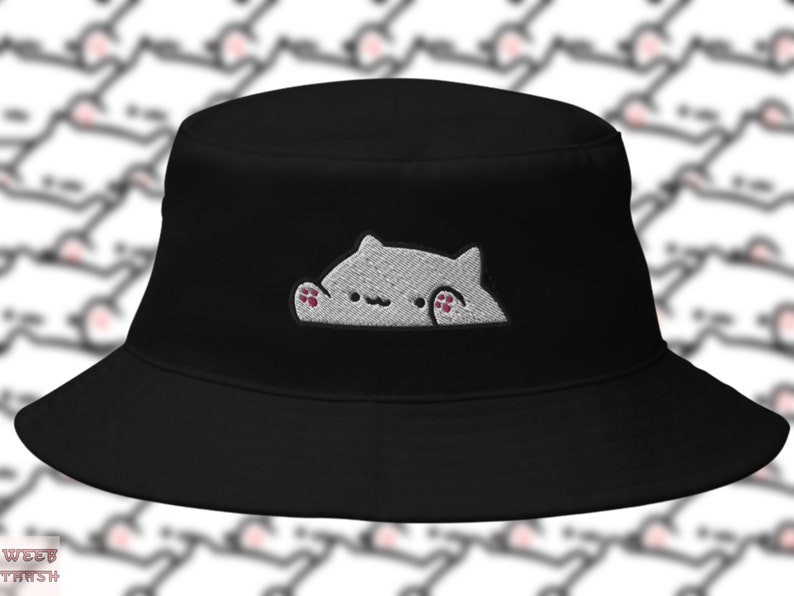 Bongo Cat Bucket Hat Meme Cat Bucket Hat Meme Bucket Hat - Etsy UK