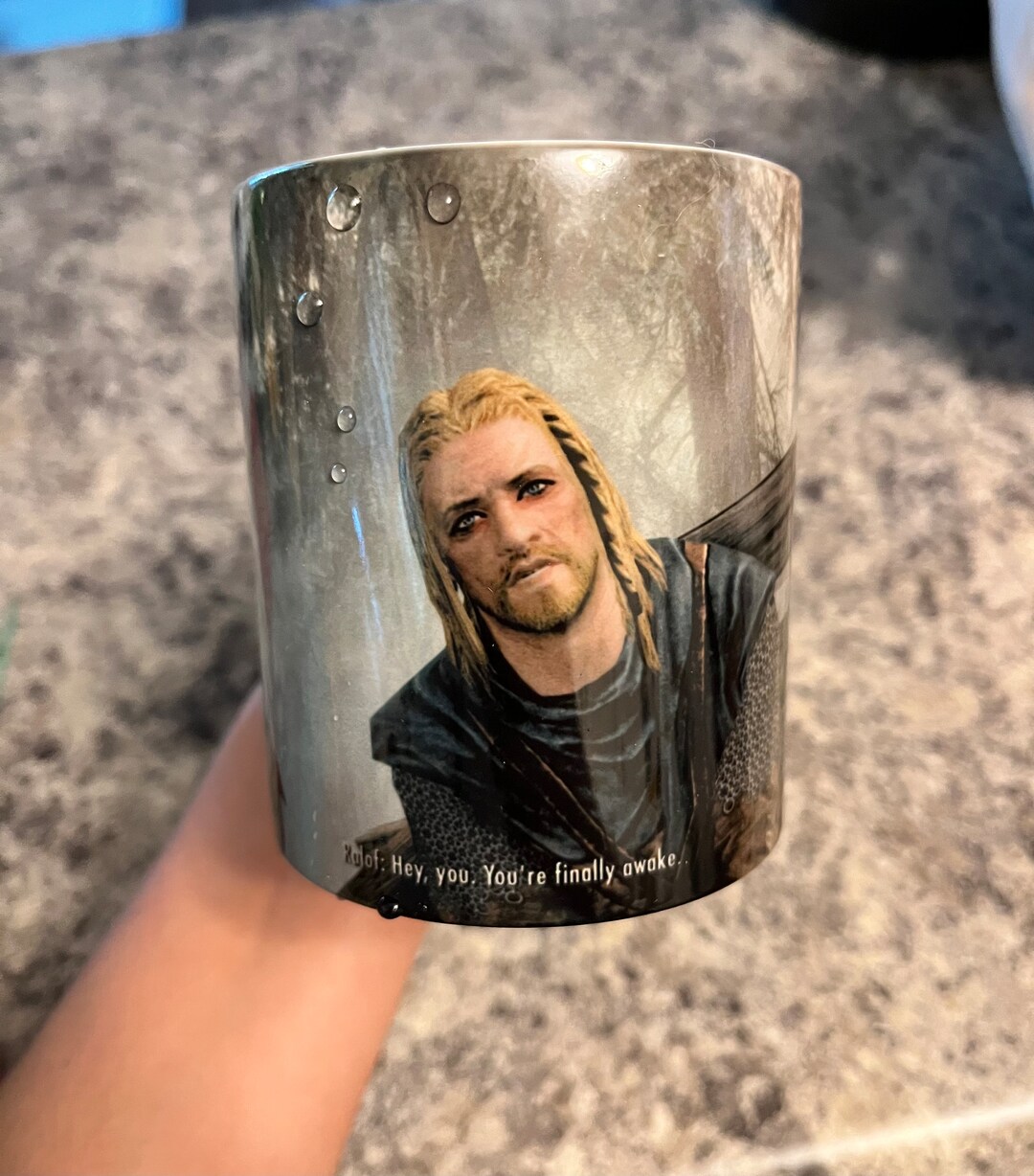 Skyrim "you're Finally Awake" Magic Color Changing Mug - 11oz - Etsy