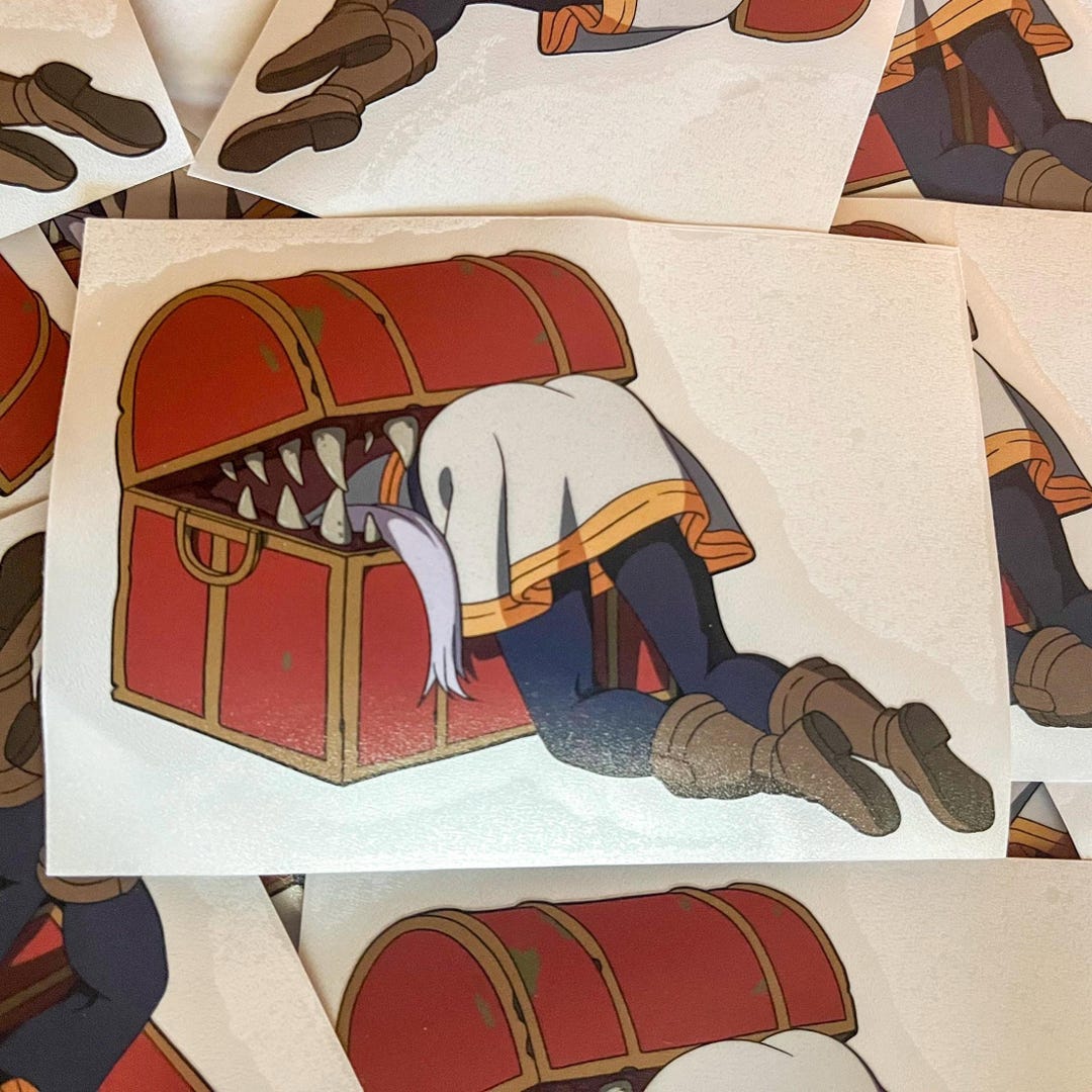 Frieren Mimic Decal - Etsy