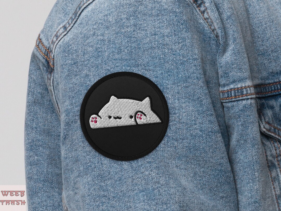 Bongo Cat Embroidered Patches - Etsy
