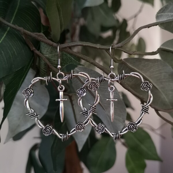 Grunge Earrings - Etsy