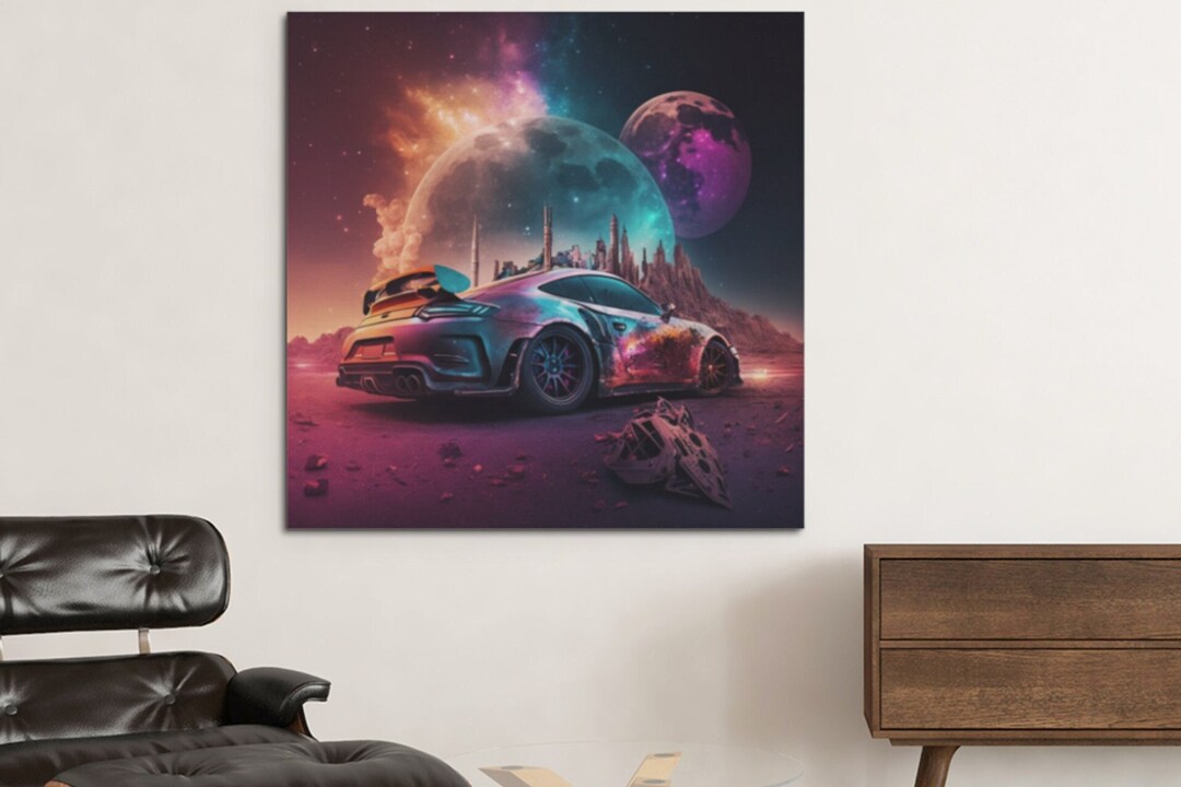 Galaxy Supercar PNG Car Painting Digital Art Photography Digital Prints ...