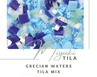 TURQUOISE DREAMS | Miyuki Tila Beads | Bracelet Beads | Seed Beads ...
