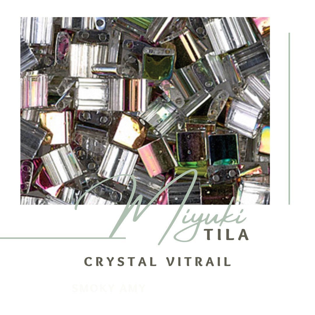CRYSTAL VITRAIL | Miyuki Tila Beads | 4552 | Whole Tila, Half Tila ...