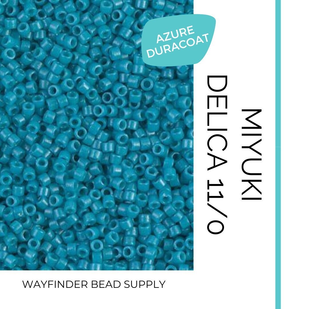 AZURE DURACOAT Delica 11/0 | Opaque | Miyuki 11/0 | Miyuki Delica Beads ...