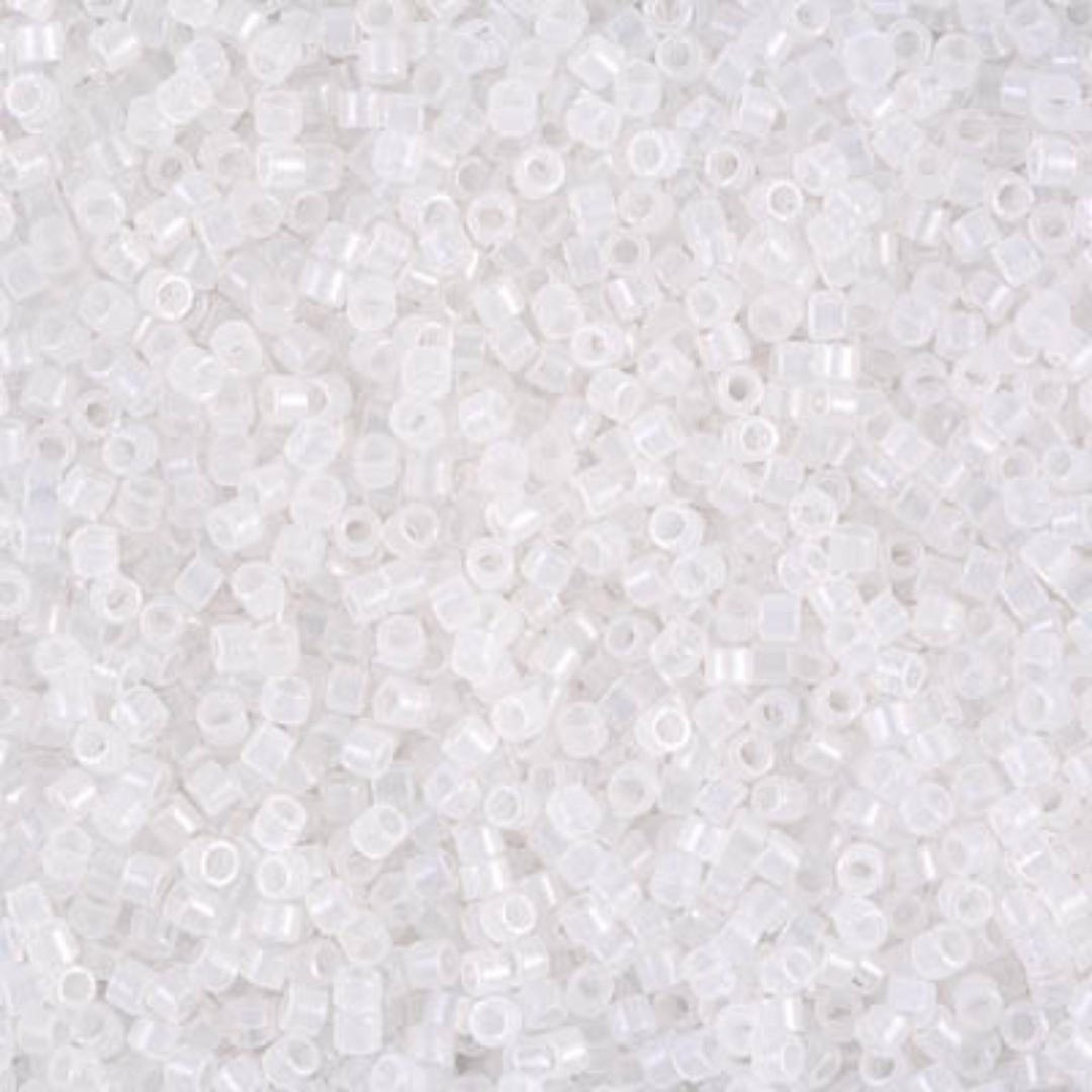 WHITE OPAL Miyuki Delica 11/0 | 7.2 Gram Tube | Miyuki 11/0 | Miyuki ...
