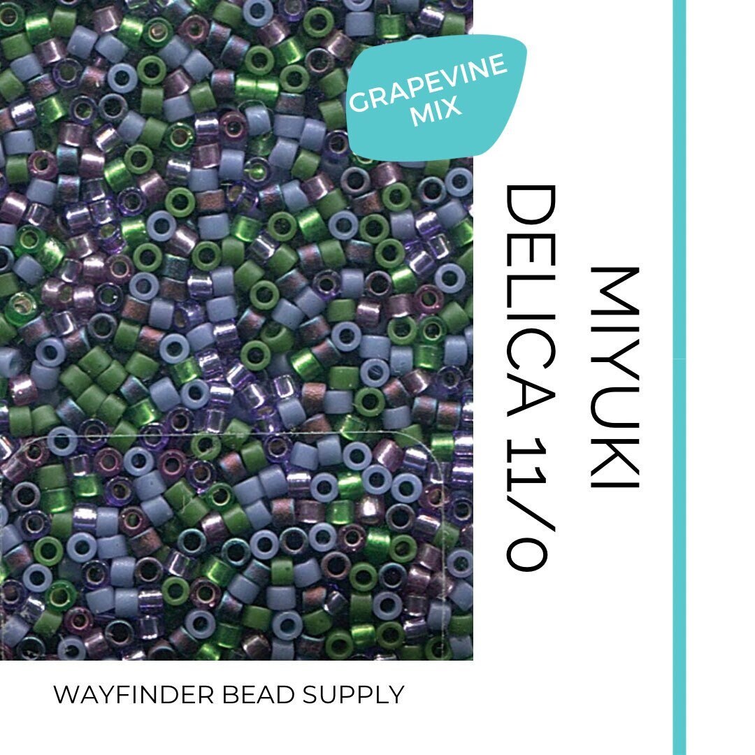 GRAPEVINE Mix | 11/0 Delica | Miyuki Delica Beads | Miyuki Seed Beads ...
