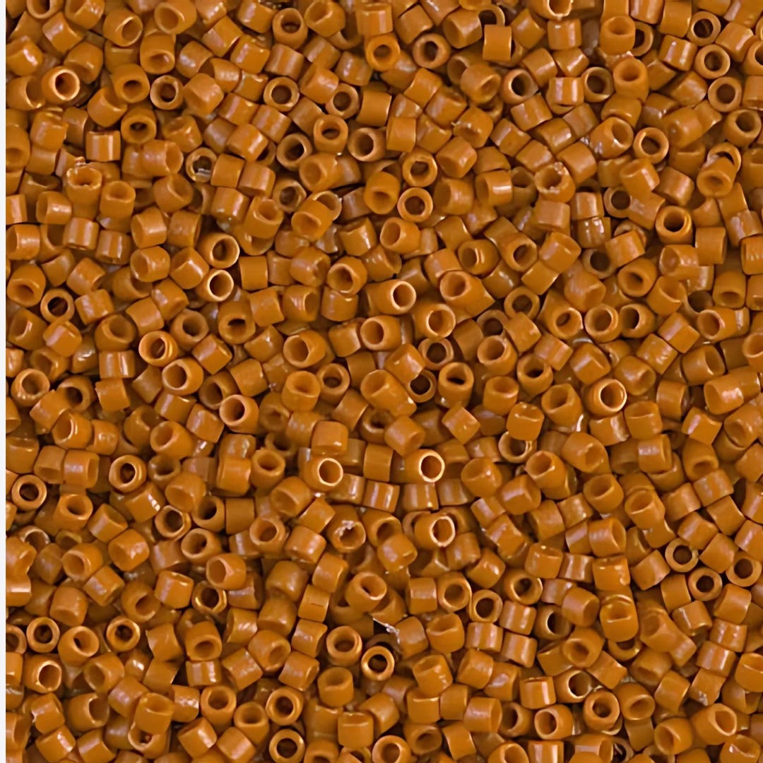 Persimmon Duracoat Miyuki Delica 11/0 7.2 Gram Tube Approx. 1,440 Beads ...