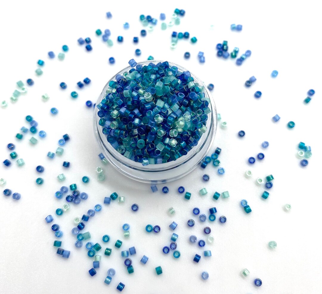 OCEAN DEEP DELICA Mix 11/0 Delica Miyuki Delica Beads Miyuki Beads ...