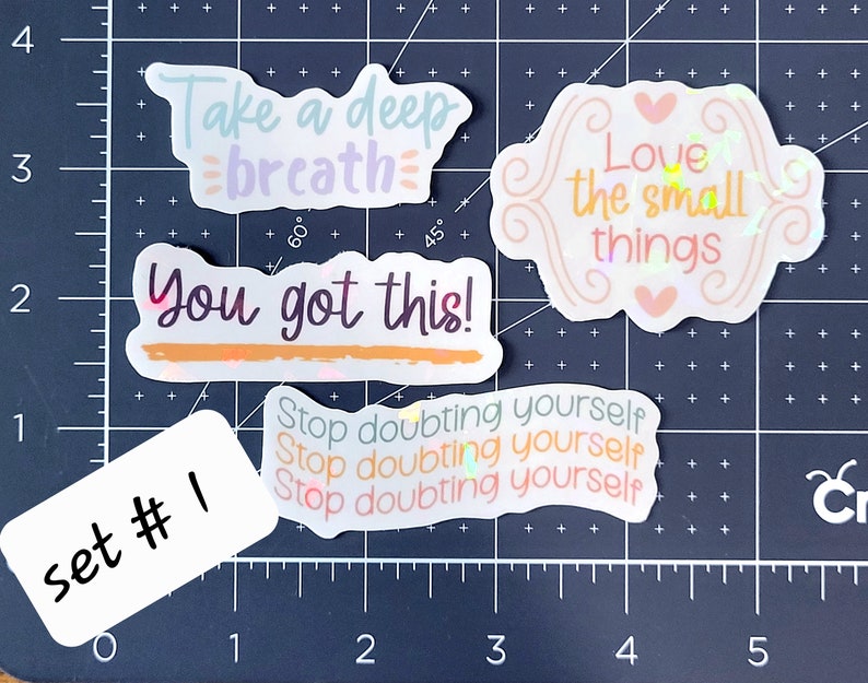 MENTAL HEALTH STICKERS Pack Motivational Self Care Sticker - Etsy