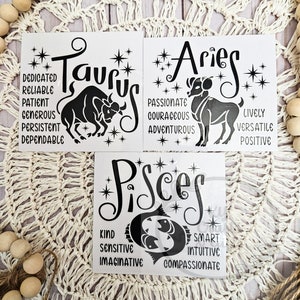 Horoscope Glass Can, Zodiac Cup, Beer Can Glass With Lid and Straw ...