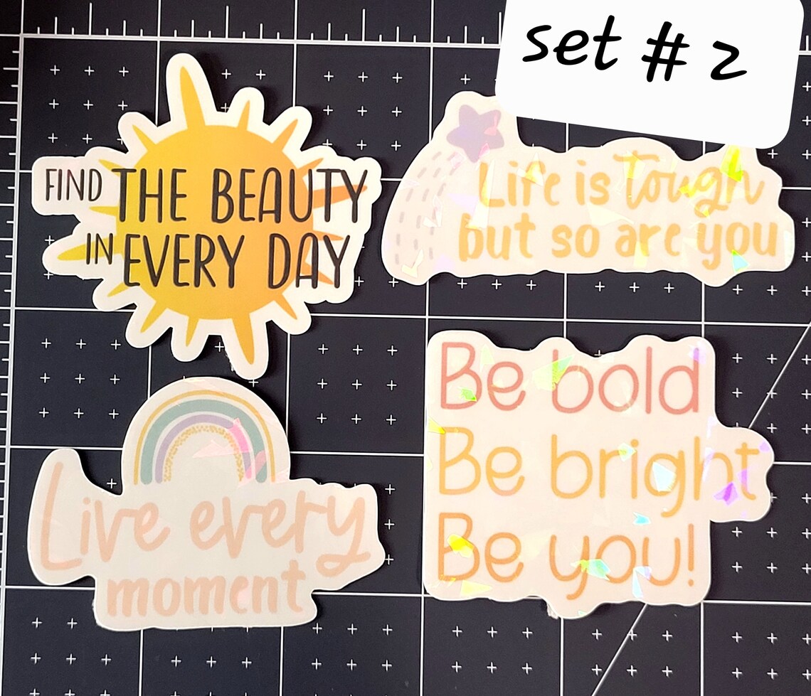 MENTAL HEALTH STICKERS Pack Motivational Self Care Sticker - Etsy