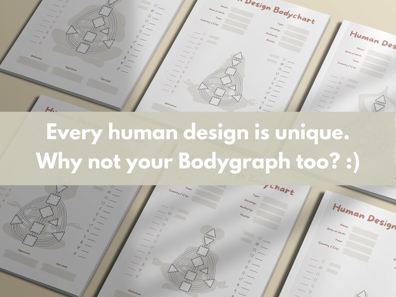 Human Design Bodygraph Sitting Edition | Human Design Chart PDF | Human ...