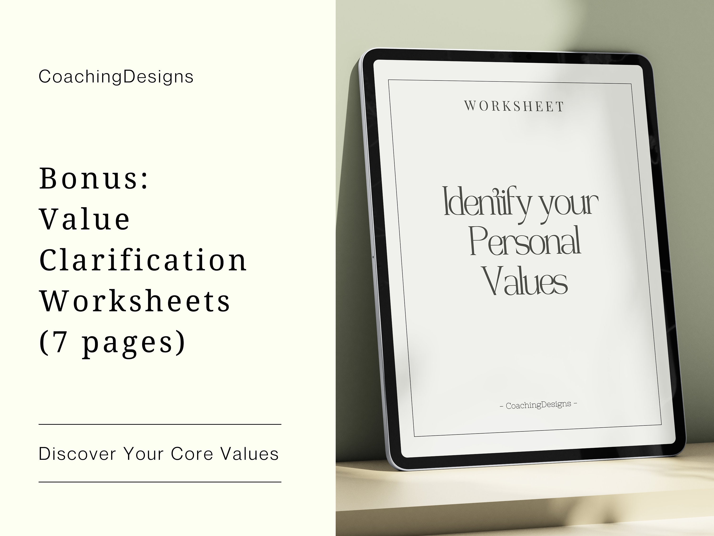 Core Values List | Core Values for Kids | Identifying Core Values ...