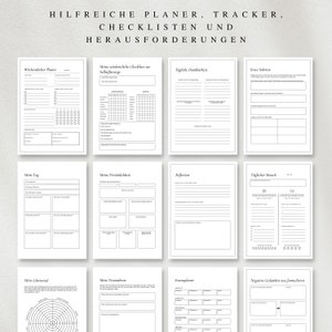 Mein Journal als PDF Version in deutsch (A4 & A5) | 50 minimalistische ...
