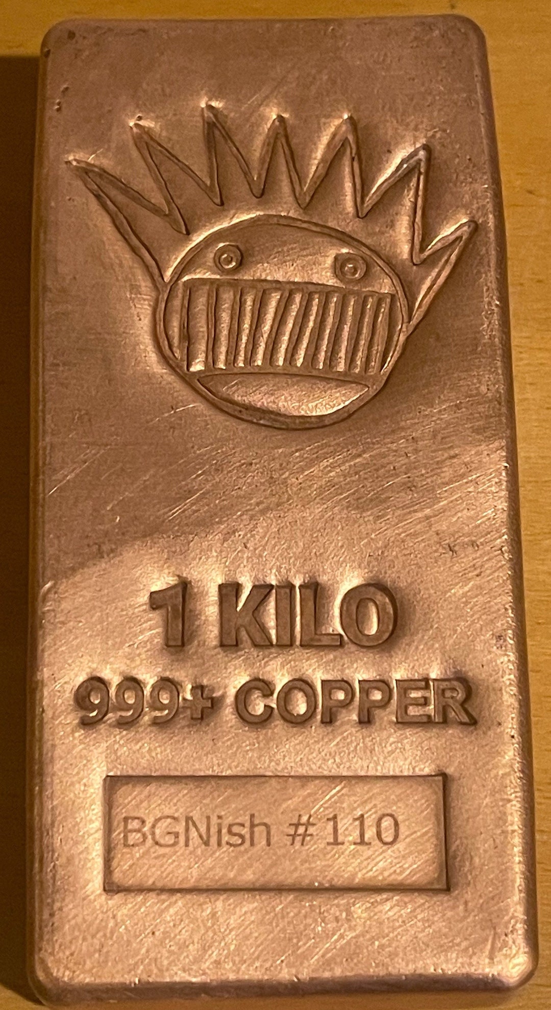 4-pack of 1 Kilo Copper Ween Boognish Bullion Bars - Etsy