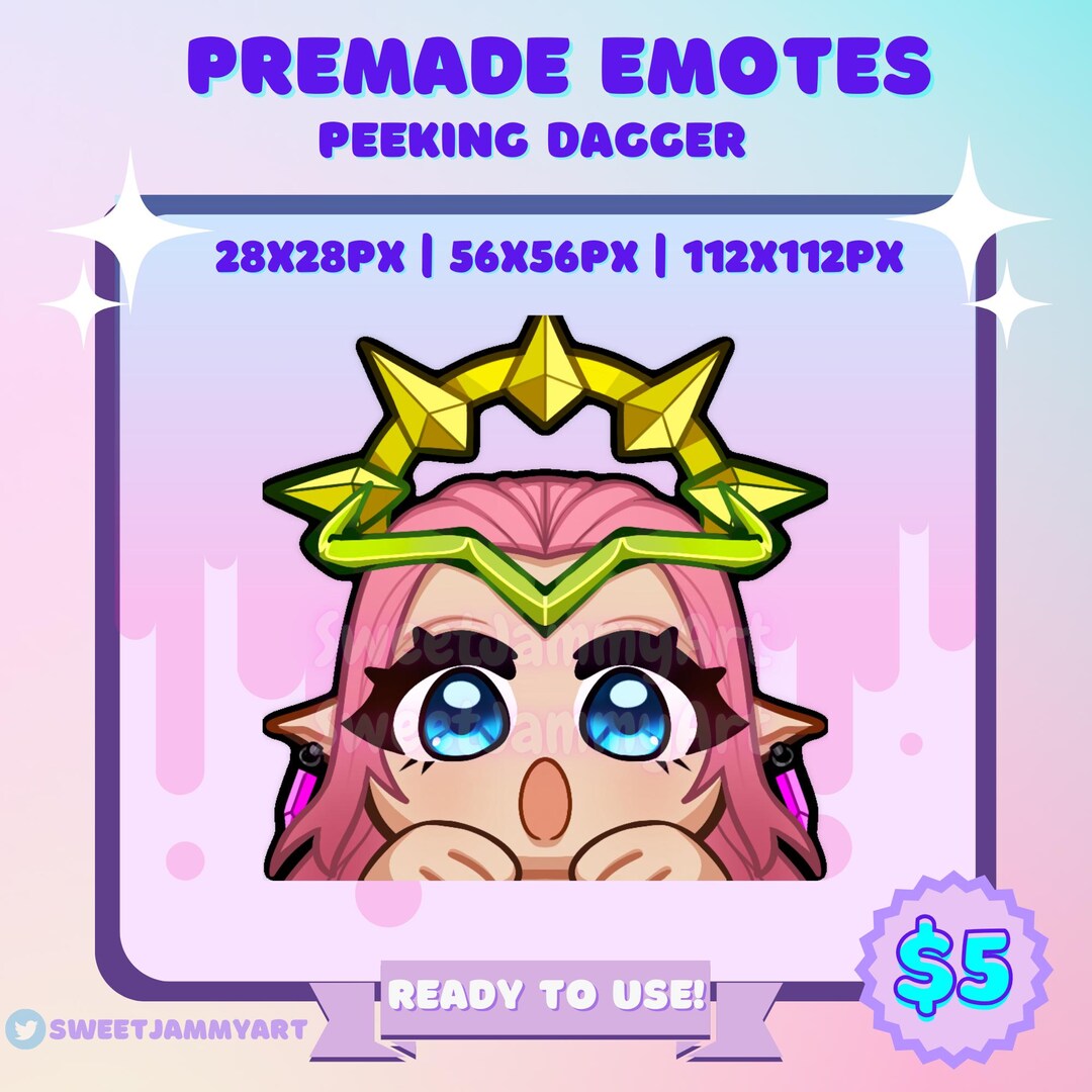 Marvel Rivals Peeking Dagger Emote | Twitch Emotes | Discord Emotes ...