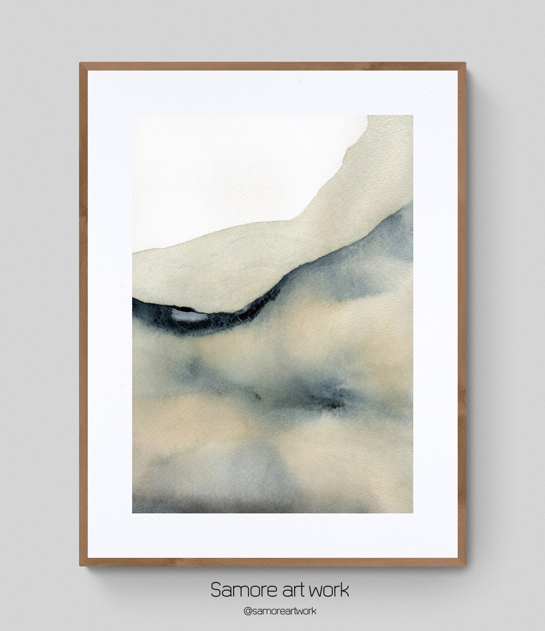 Abstract Original Art Print to Decorate Your Office or Home Wall Decor ...