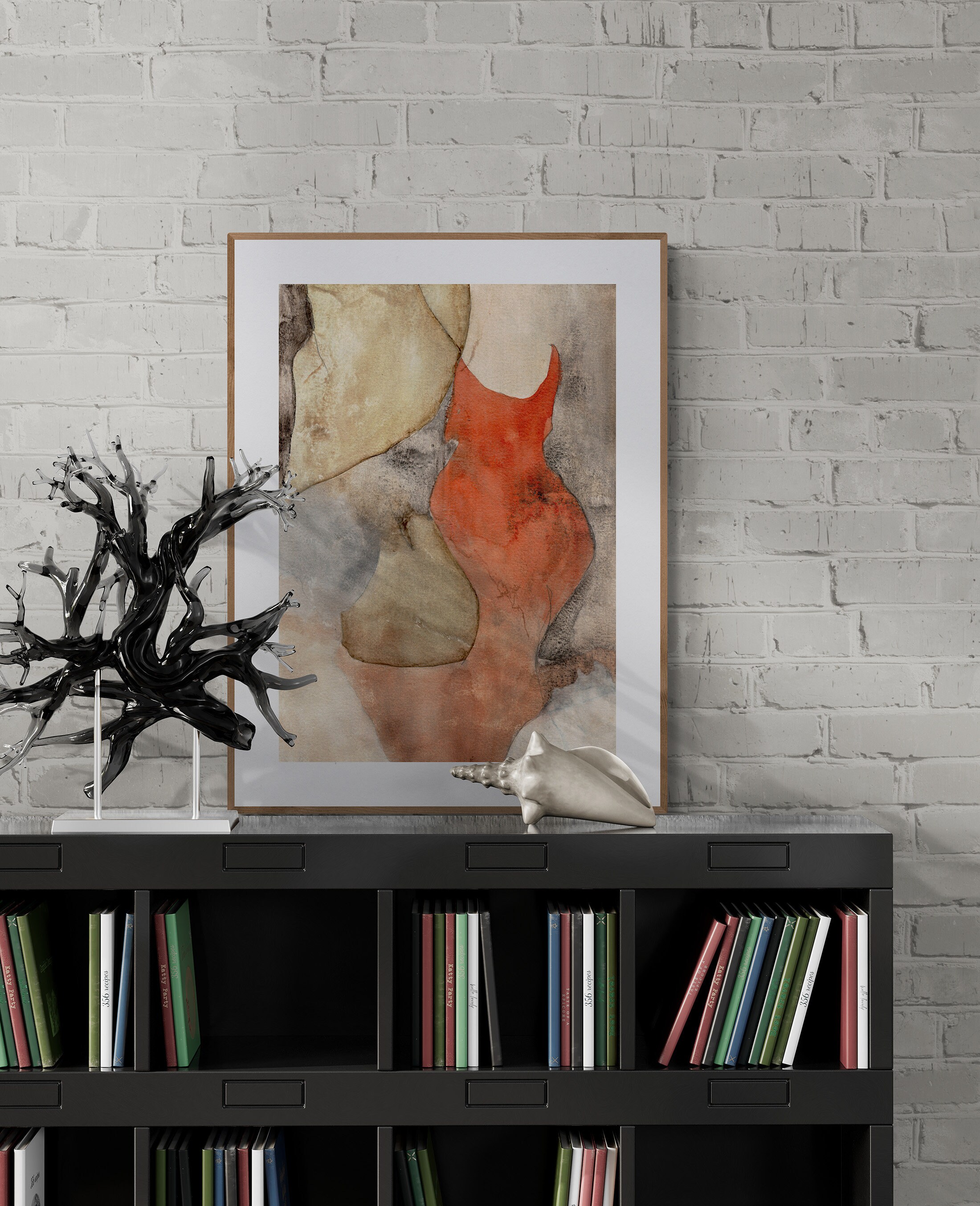 Abstract Original Art Print to Decorate Your Office or Home Wall Decor ...