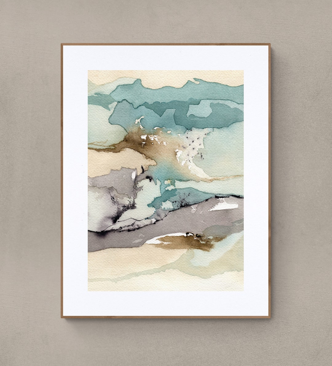 Abstract Original Art Print to Decorate Your Office or Home Wall Decor ...
