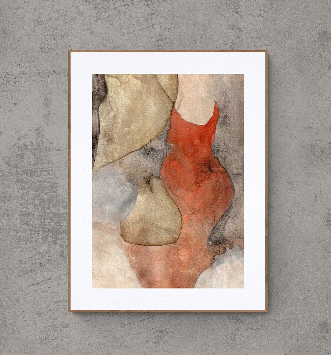 Abstract Original Art Print to Decorate Your Office or Home Wall Decor ...