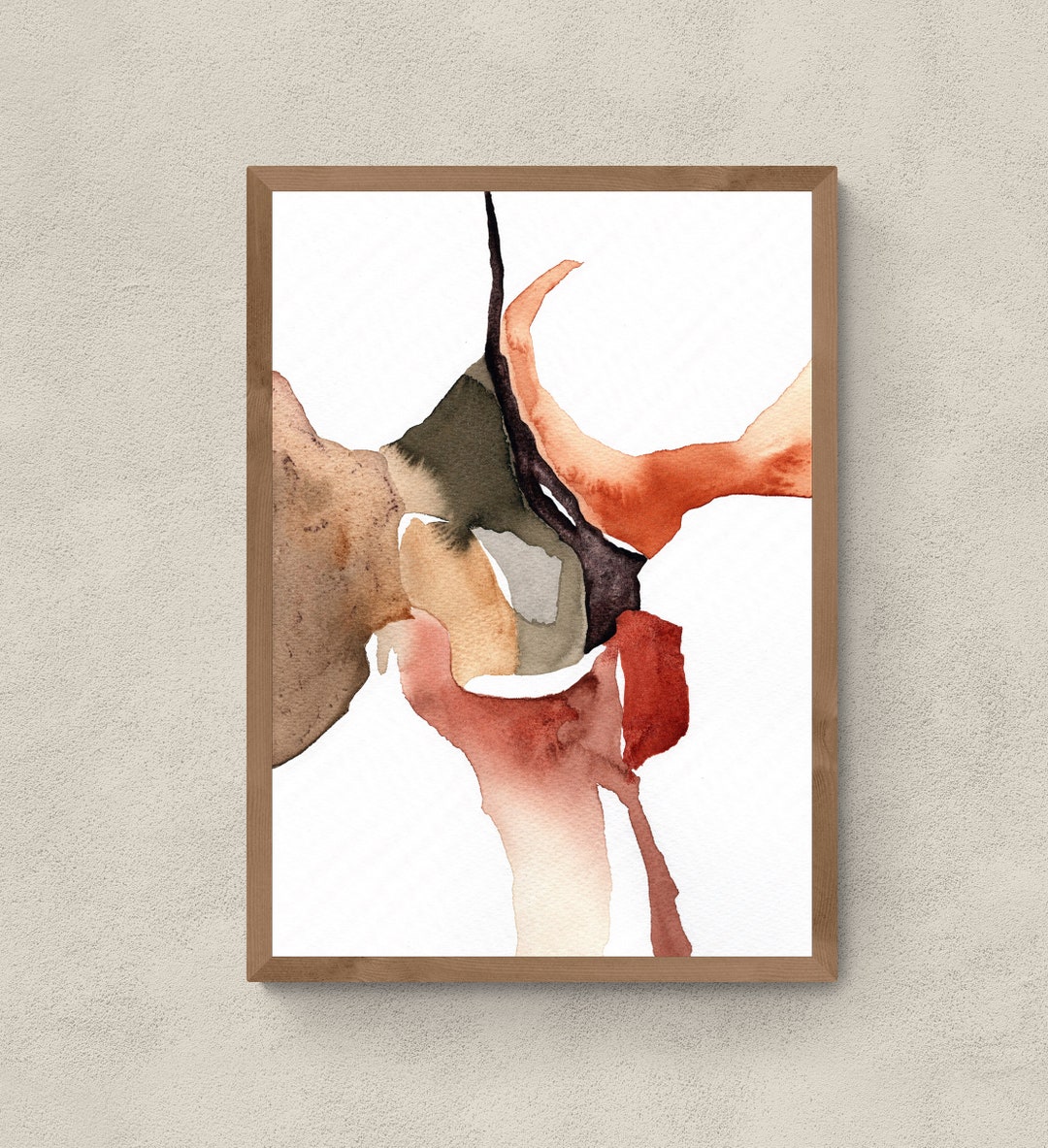 Abstract Original Art Print to Decorate Your Office or Home Wall Decor ...