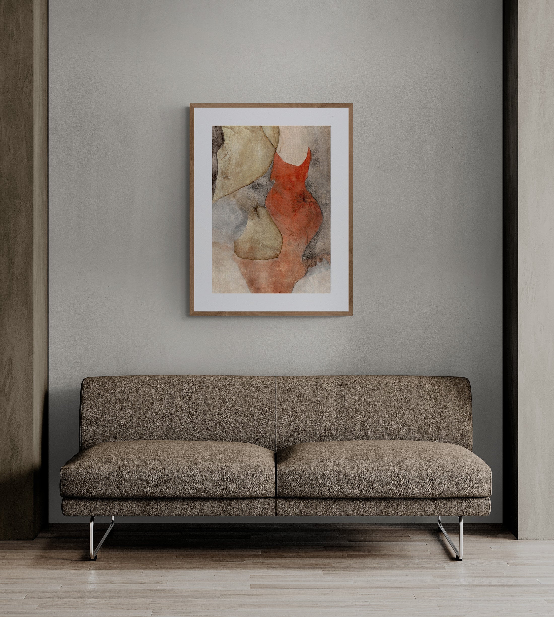 Abstract Original Art Print to Decorate Your Office or Home Wall Decor ...