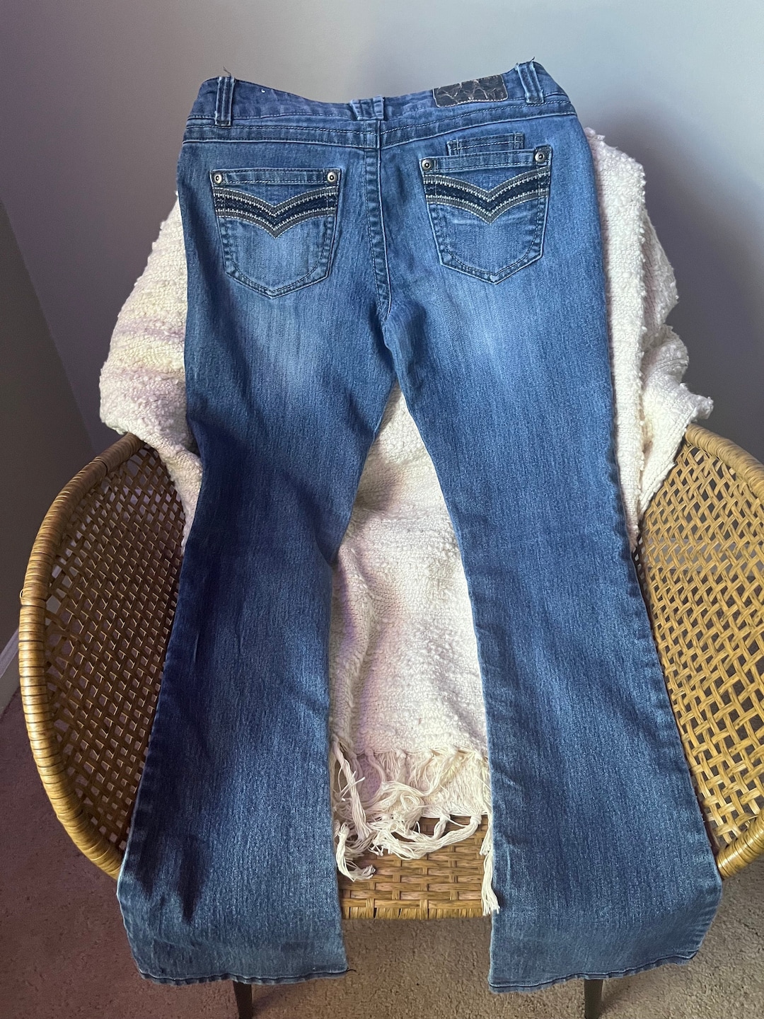 Jolt Stitched Pockets 2000s Jeans | W Size: 7 - Etsy