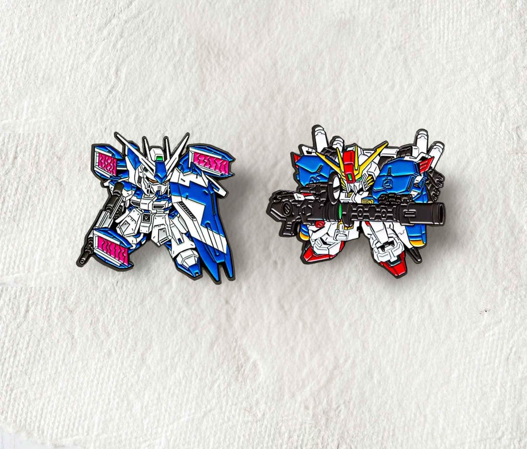 Anime Gundam Enamel Pin: Mobile Suit Mecha Accessories - Etsy