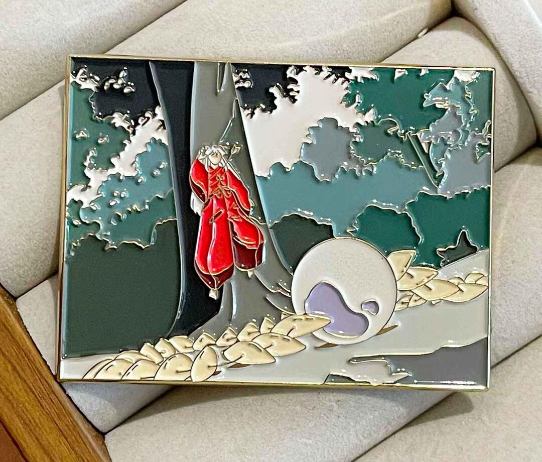 Anime Pin Shinto Priestess Shikon Jewel Anime Character Badge Anime ...
