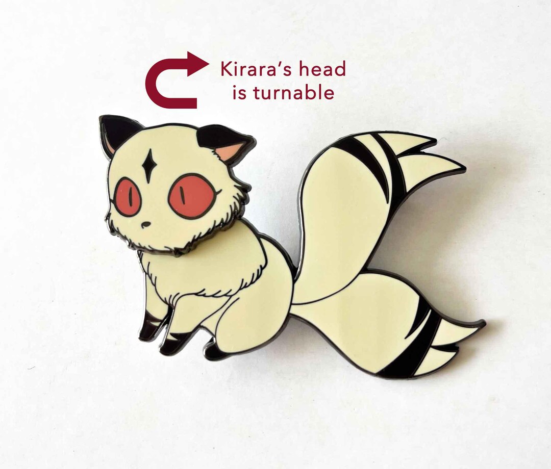 Anime Pin Kirara Mica Sango Pet Nekomata Companion Cartoon Badge ...