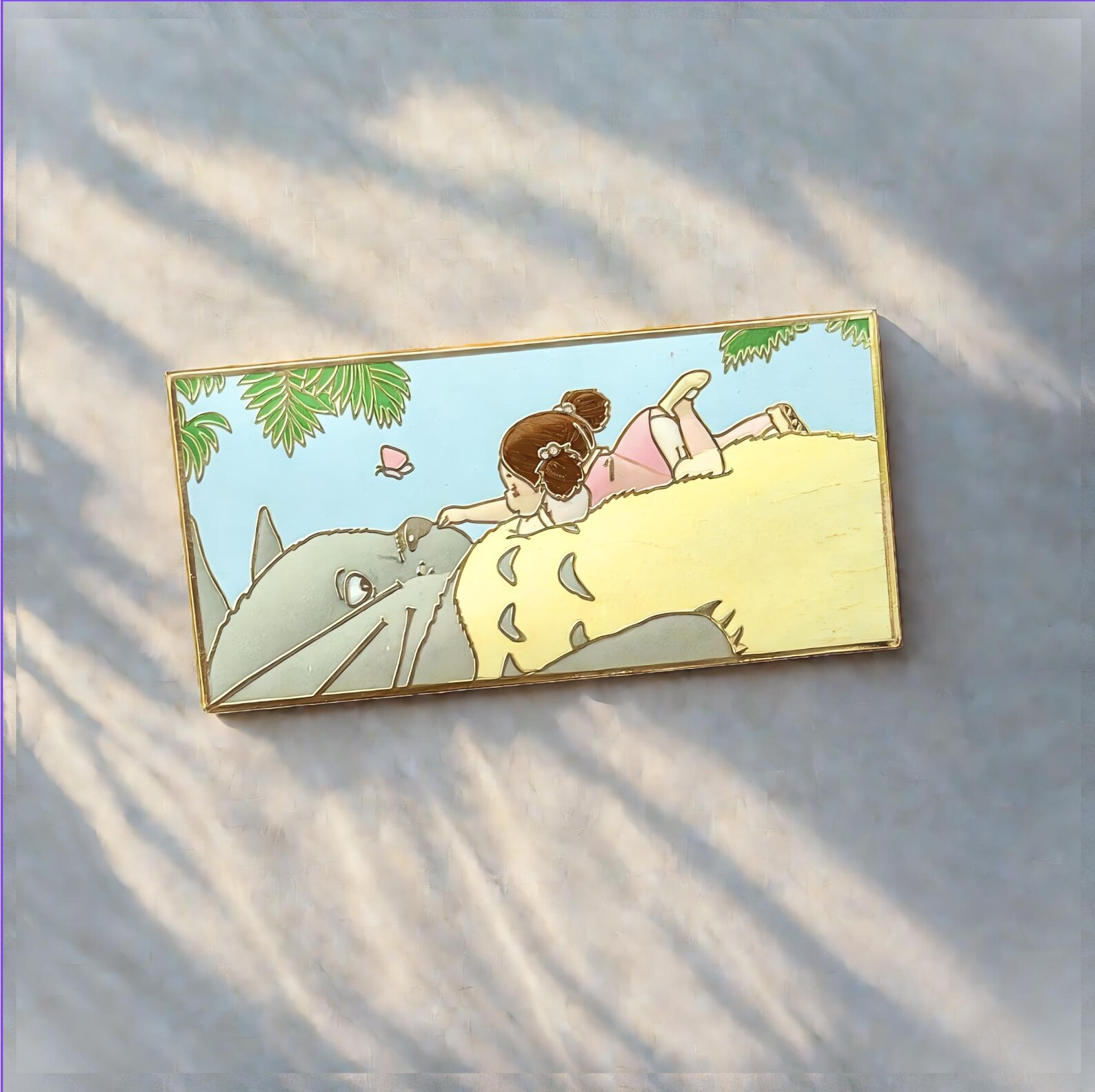 Studio Ghibli Enamel Pin: Totoro Anime Lapel Badge - Etsy