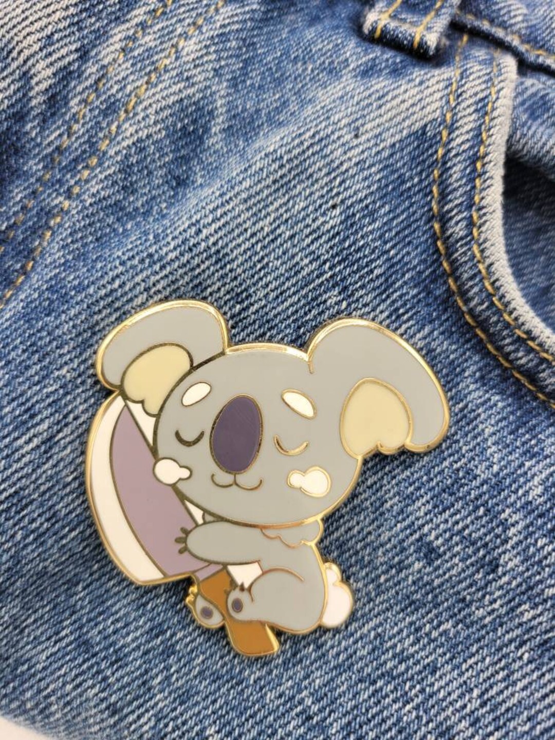 Hm01-cut Koala Enamel Pin - Etsy