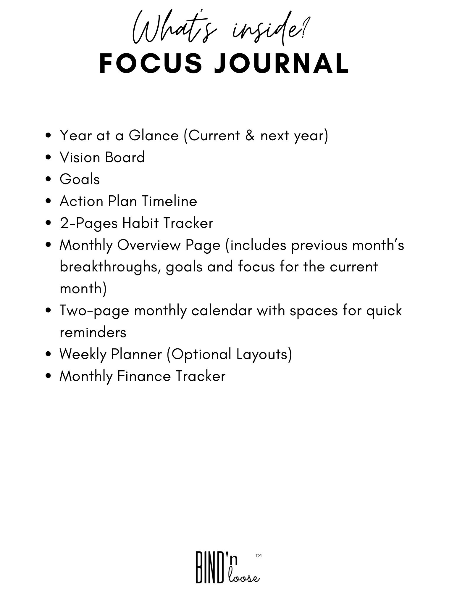 Watercolor Flowers Focus Journal D2 Discbound Monthly, Weekly, Daily ...