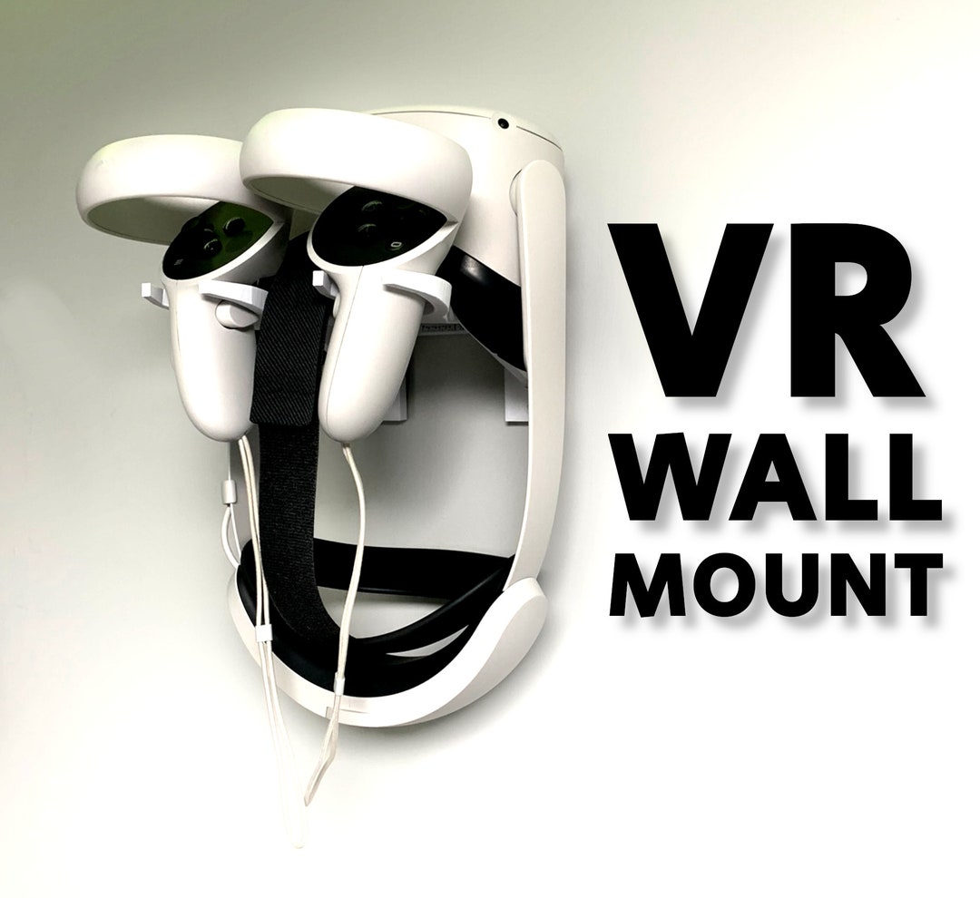 Universal VR Wall Mount (meta QUEST 1/2/3, Valve Index, Oculus Rift ...