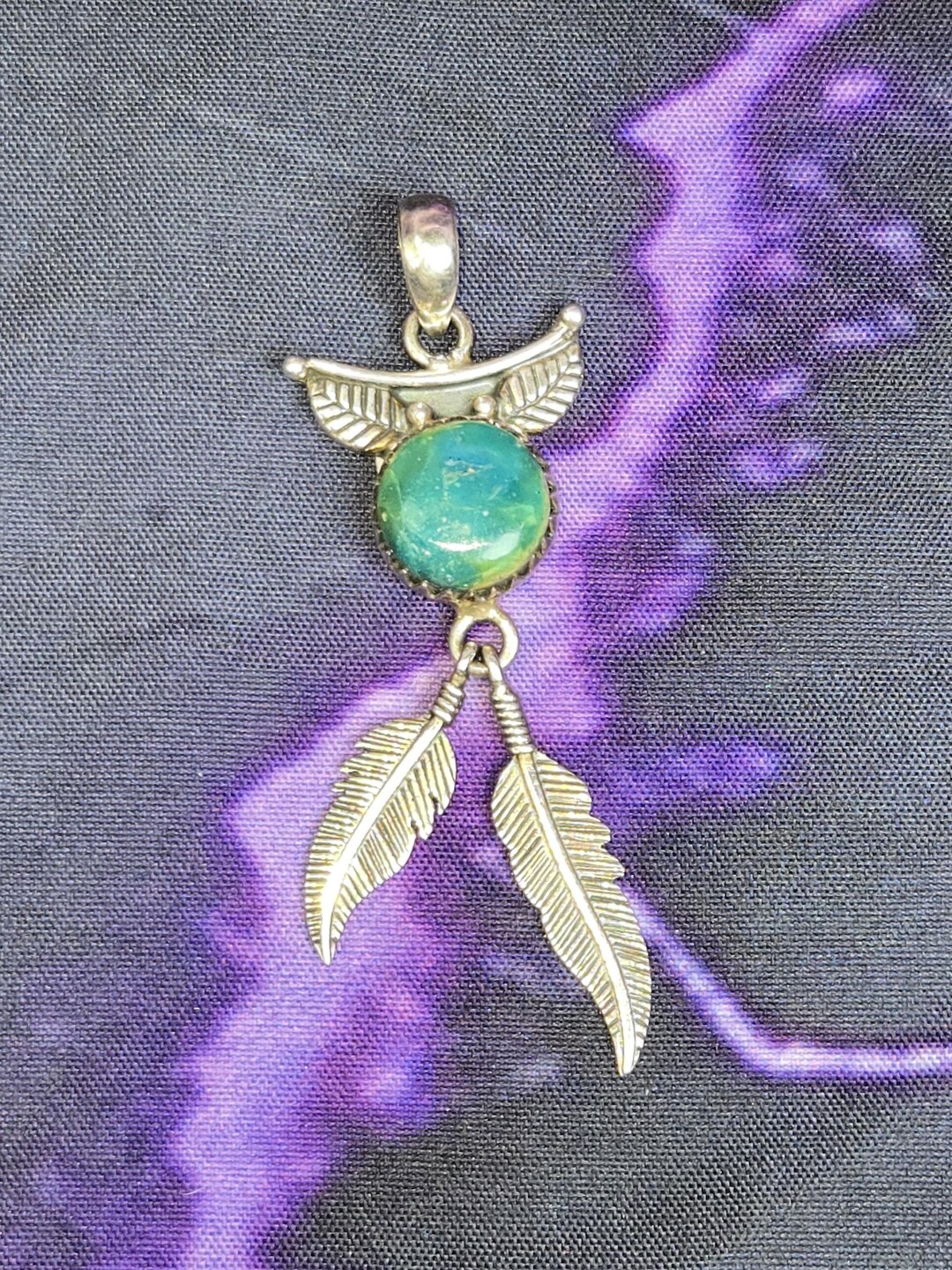 Peruvian Opalina Pendant - Andean Blue Opal - Etsy