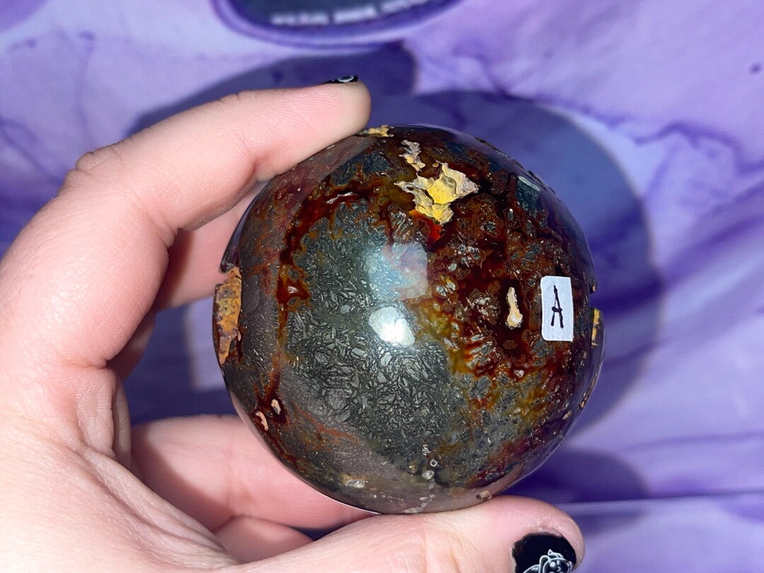 Red Marcasite With Pyrite Spheres - Etsy