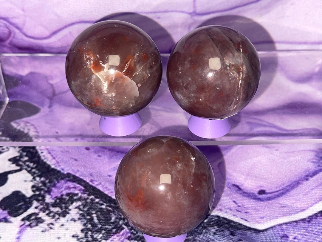 Guava Quartz Spheres From Brazil - Etsy