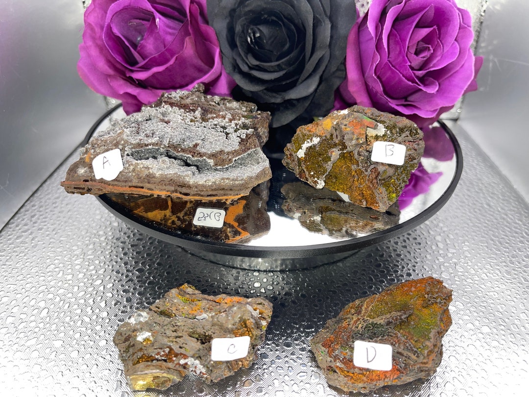 Rainbow Goethite With Hematite Specimens (from Mexico) - Etsy